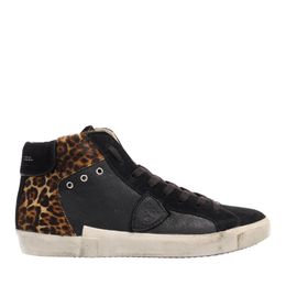 Philippe Model High-Top Sneaker - Prsx High Woman - Gr. 38 (EU) - in Leopardfarben - f&uuml;r Damen