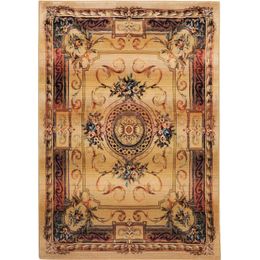 Teppich Theko, B:200cm H:10mm L:250cm, beige, Kunstfaser, Wohnzimmer, Teppiche, "Gabiro 856", Kurzflor, Orient-Optik, auch als L&auml;ufer, Wohnzimmer
