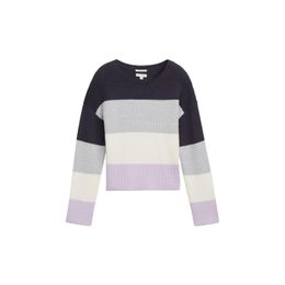 Tom Tailor Jungen Strickpullover, bunt, Gr. 128, Intarsienmuster, Strick, Obermaterial: 52% Viskose, 26% Polyester, 22% Polyamid, Pullover, mit