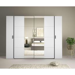 Kleiderschrank Home Affaire, B:270cm H:207cm T:61,4cm, weiß, FSC-zertifizierter Holzwerkstoff, Schlafzimmer, Schränke, "Antioch, FSC-zertifiziert,