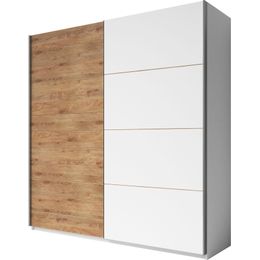 Schiebetürenschrank Home Affaire, B:200cm H:210cm T:61cm, braun, Dekorfolie, FSC-zertifizierter Holzwerkstoff, Schlafzimmer, Schränke, "Galaxy Breite