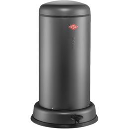 Wesco M&uuml;lleimer "Baseboy", B/H/T: 36,2cm x 63,5cm x 36,2cm, 20 l, grau, K&uuml;che, M&uuml;lleimer, Abfallsammler mit D&auml;mpfer + D&auml;mpferhalterung 20 Liter