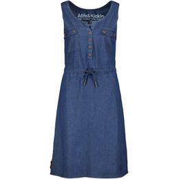 alife and kickin ALIFE & KICKIN Damen Sommerkleid "Damen DorisAK DNM", blau, Gr. XS, 98% Baumwolle, 2% Elasthan, Kleider