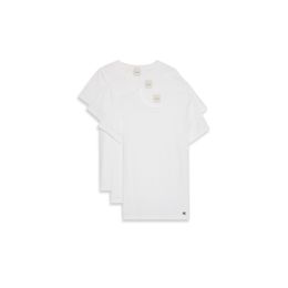Damen T-Shirt "COTTON TEE 3PK", wei&szlig;, Gr. XL, Calvin Klein Underwear, unifarben, Web, Obermaterial: 100% Baumwolle, Shirts, Mit Rundhalsausschnitt