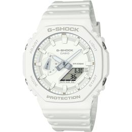 Casio G-SHOCK Kinder Chronograph, weiß, Armbanduhren, Quarzuhr,Armbanduhr,Herrenuhr,digital, bis 20bar wasserd.Resinbarmband