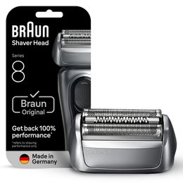 Braun Ersatzscherkopf "Series 8 83M", silber, Scherköpfe, Kompatibel mit allen Series 8 Rasierern, ORIGINAL vom Hersteller