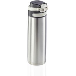 Leifheit Thermoflasche "Flip", 600ml, silber, Trinkflaschen, 600 ml