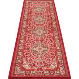 Teppich Hanse Home, B:80cm H:9mm L:250cm, rot, Polypropylen (PP), Wohnzimmer, Teppiche, "Skazar Isfahan", Kurzflor, Orient, Läufer, Vintage,