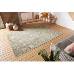 Teppich Hanse Home, B:190cm H:3mm L:280cm, schwarz, Polypropylen (PP), Wohnzimmer, Teppiche, "Luxor", In-& Outdoor, L&auml;ufer, wetterfest, Balkon,