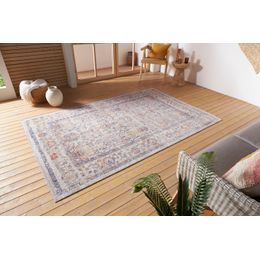Teppich Hanse Home, B:75cm H:3mm L:120cm, bunt, Polypropylen (PP), Wohnzimmer, Teppiche, "Luxor", In-& Outdoor, L&auml;ufer, wetterfest, Balkon,