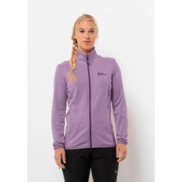 Jack Wolfskin Damen Fleecejacke "KOLBENBERG FZ W", lila, Gr. S, OBERSTOFF: 95% POLYESTER, 5% ELASTHAN; Futter: 100% POLYESTER, Jacken