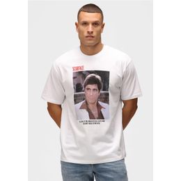 Recovered Herren T-Shirt "Scarface All I have in this world", weiß, Gr. XXL, bedruckt, 100% Baumwolle, Shirts, im zeitlosen Design