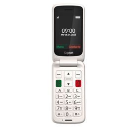 Gigaset Klapphandy "GL595 2G-Flip-Mobiltelefon", B:8,3cm H:8cm T:13,5cm, weiß, Mobiltelefone