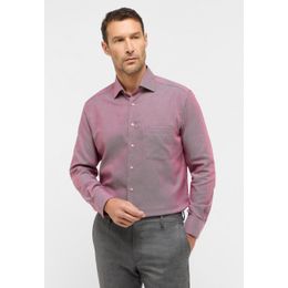 Eterna Herren Langarmhemd "MODERN FIT", rot, Gr. 44, 100% Baumwolle, Hemden, NON IRON (bügelfrei)