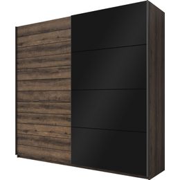 Schwebet&uuml;renschrank Home Affaire, B:221cm H:210cm T:61cm, schwarz, FSC-zertifizierter Holzwerkstoff, Schr&auml;nke, "Galaxy Kleiderschrank, W&auml;scheschrank
