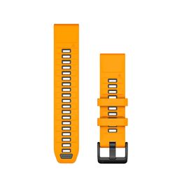 Garmin Kinder Uhrenarmband "Wechselarmband QuickFit 22 mm Silikon", 28cm, orange, Silikon, Uhrenarmbänder