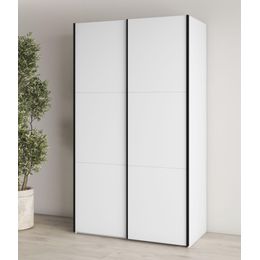 Kleiderschrank Home Affaire, B:120cm H:210cm T:64cm, weiß, FSC-zertifizierter Holzwerkstoff, Melamin, Metall, Kinderzimmer, Schränke, "Eastvale,