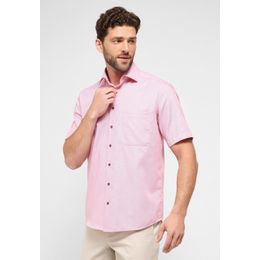 Eterna Herren Kurzarmhemd "COMFORT FIT", rot, Gr. 54, Twill, 100% Baumwolle, Hemden, NON IRON (b&uuml;gelfrei)