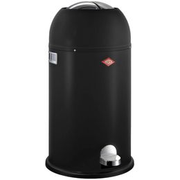 Wesco M&uuml;lleimer "Kickmaster", B/H/T: 37,5cm x 69cm x 37,5cm, 33 l, schwarz, K&uuml;che, M&uuml;lleimer, Abfallsammler mit D&auml;mpfer, 33 Liter