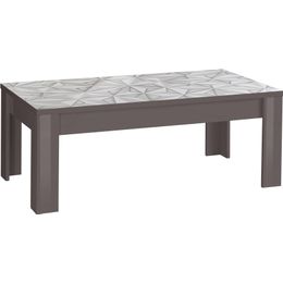 Couchtisch Inosign, grau, Wohnzimmer, Tische, "Prima 122x65 cm, Wohnzimmertisch mit Winkelfuß", Sofatisch, rechteckig, Tischplattenstärke 22 mm