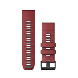 Garmin Kinder Uhrenarmband "Wechselarmband QuickFit 26 mm Silikon", 28cm, rot, Silikon, Uhrenarmbänder
