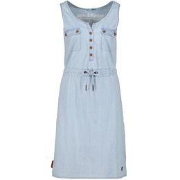 alife and kickin ALIFE & KICKIN Damen Sommerkleid "Damen DorisAK DNM", blau, Gr. XL, 98% Baumwolle, 2% Elasthan, Kleider