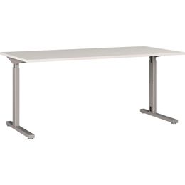Schreibtisch Germania, silber, Büro, Tische, "Prescott", Breite 160 cm