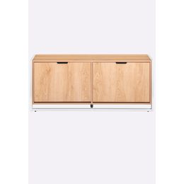 HEINE HOME Schuhschrank, B/H/T: 120cm x 50cm x 38cm, beige, Flur, Schränke