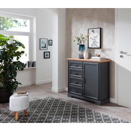 Kommode Innostyle, B:115cm H:102cm T:41cm, grau, FSC-zertifizierter Holzwerkstoff, Holzwerkstoff, Schlafzimmer, Sideboards, "Jasmin", Breite 115 cm