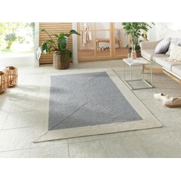 Teppich Hanse Home, B:160cm H:10mm L:230cm, grau, Polypropylen, Wohnzimmer, Teppiche, "Trenzado", In- & Outdoor, Handmade-Look, L&auml;ufer, Wetterfest,