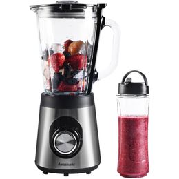 Hanseatic Standmixer "36986214 HBL800-15SD", B:17cm H:39cm T:21cm, silber, Zerkleinerer, 1,5 L Mixbecher, Abschaltautomatik, Pulse-Funktion