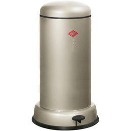 Wesco M&uuml;lleimer "Baseboy", B/H/T: 36,2cm x 63,5cm x 36,2cm, 20 l, silber, K&uuml;che, M&uuml;lleimer, Abfallsammler mit D&auml;mpfer + D&auml;mpferhalterung 20 Liter