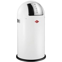 Wesco M&uuml;lleimer "Pushboy", B/H/T: 40cm x 75,5cm x 40cm, 50 l, wei&szlig;, K&uuml;che, M&uuml;lleimer, Abfallsammler, 50 Liter