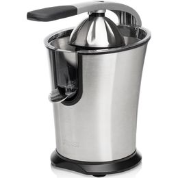 Princess Zitruspresse "201860 Master Juicer Pro", B:15cm H:31cm T:31,5cm, silber, Entsafter, Edelstahl Presskegel, 300 W Motor, Rostfreier Edelstahl