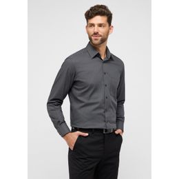 Eterna Herren Langarmhemd "MODERN FIT", grau, Gr. 38, 100% Baumwolle, Hemden, NON IRON (b&uuml;gelfrei)