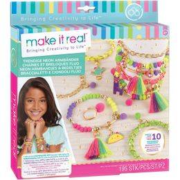 Make It Real Kinder Kreativset "Neon Armbänder", bunt, Kreativsets