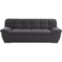 2-Sitzer DOMO collection "Lagoa, moderne Sitzheftung, bequem und komfortabel", grau (anthrazit), B:211cm H:76cm T:96cm, Sofas, frei im Raum stellbar, in gro&szlig;er Farbauswahl