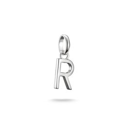 Thomas Sabo Damen Charm Buchstabe "Charm Alphabet/Buchstabe - Connect", R, silber, Silber 925 (recycelt), Charms