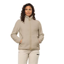 Jack Wolfskin Damen Fleecejacke "HIGH CURL JACKET W", braun, Gr. XS, Fleece, Obermaterial: 100% Polyester, Jacken, mit Taschen