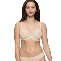 Triumph Damen B&uuml;gel-BH "Aura Spotlight W", Gr. 65, beige, Microtouch, Obermaterial: 81% Polyamid, 14% Elasthan, 5% Polyester, BHs, moderne