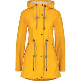 alife and kickin ALIFE & KICKIN Damen Regenjacke "Damen EloiseAK A", gelb, Gr. XL, 100% Polyurethan, Jacken