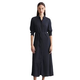 Marc O'Polo MARC O'POLO Damen Hemdblusenkleid "aus LENZING ECOVERO ", blau, Casual, Gr. 32, unifarben, Obermaterial: 100% Viskose; Futter: 100% Nicht verf&uuml;gbar,