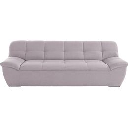 3-Sitzer DOMO collection "Lagoa, moderne Sitzheftung, bequem und komfortabel", silber, B:232cm H:76cm T:96cm, Sofas, frei im Raum stellbar, in gro&szlig;er Farbauswahl