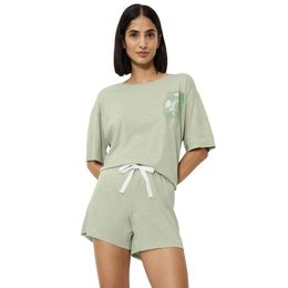 Triumph Damen Shorty "Endless Comfort PSK 10 CO/MD", Gr. 40, grün, Single Jersey, Obermaterial: 50% Baumwolle, 50% Modal, Homewear-Sets,