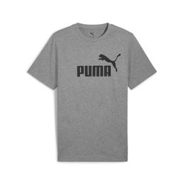 Puma Herren T-Shirt "Essentials No. 1 Logo T-Shirt Herren", grau, Gr. XXL, Obermaterial: 100% Baumwolle; Rippe: 80% Baumwolle, 20% Polyester, Shirts