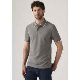 Levi's LEVI'S Herren Poloshirt "LE SLIM HOUSEMARK POLO", grau, Gr. M, Piqué, Obermaterial: 96% Baumwolle, 4% Elasthan, Shirts