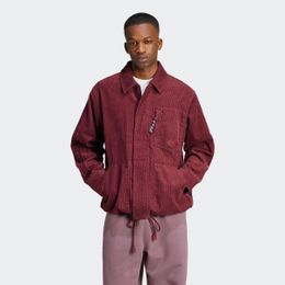 Herren Cordjacke "CHORE COAT", rot, Gr. L, adidas originals, Obermaterial: 100% Baumwolle, Jacken
