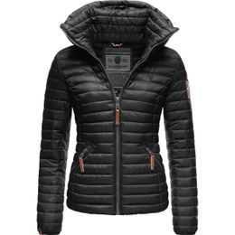 Marikoo Damen Steppjacke "L&ouml;wenbaby", schwarz, Gr. S, Oberstoff: 100% Nylon; Futter: 100% Polyester; Wattierung: 100% Polyester; &Auml;rmelfutter: 100%