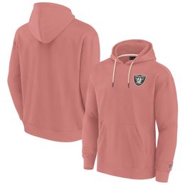 Fanatics Damen Kapuzenpullover "Fanatics Hoodie Las Vegas Raiders Terrazzo Fleece", rosa, Gr. M, 52% Baumwolle, 48% Polyester, Pullover