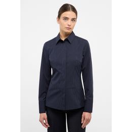 Eterna Damen Hemdbluse "FITTED", blau, Gr. 38, 100% Baumwolle, Blusen, EASY IRON (b&uuml;gelleicht)
